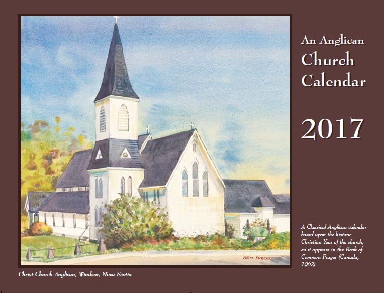 2017 Church Calendars now available | Anglican Diocese of Saskatchewan